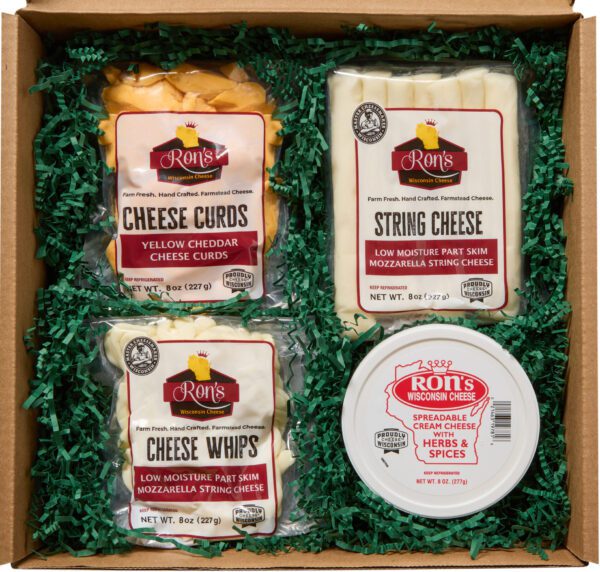 Snack Pack Gift Box: A Delightful Assortment of Cheeses - Ron's ...
